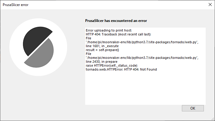 Upload from PrusaSlicer not working anymore · Issue #111 · Arksine/moonraker · GitHub