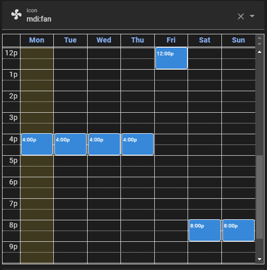 Scheduler not adjustable on android · Issue #13865 · home-assistant/frontend · GitHub