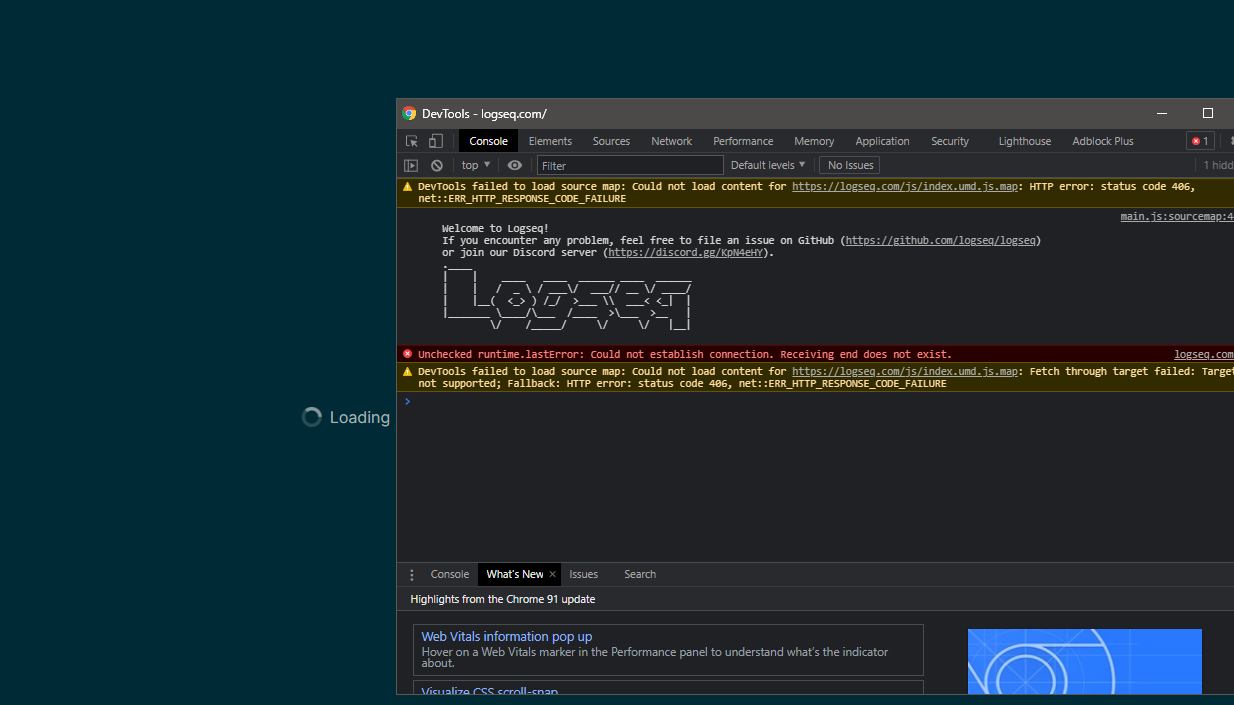 Push Failed Again · Issue 2063 · Logseq Logseq · Github