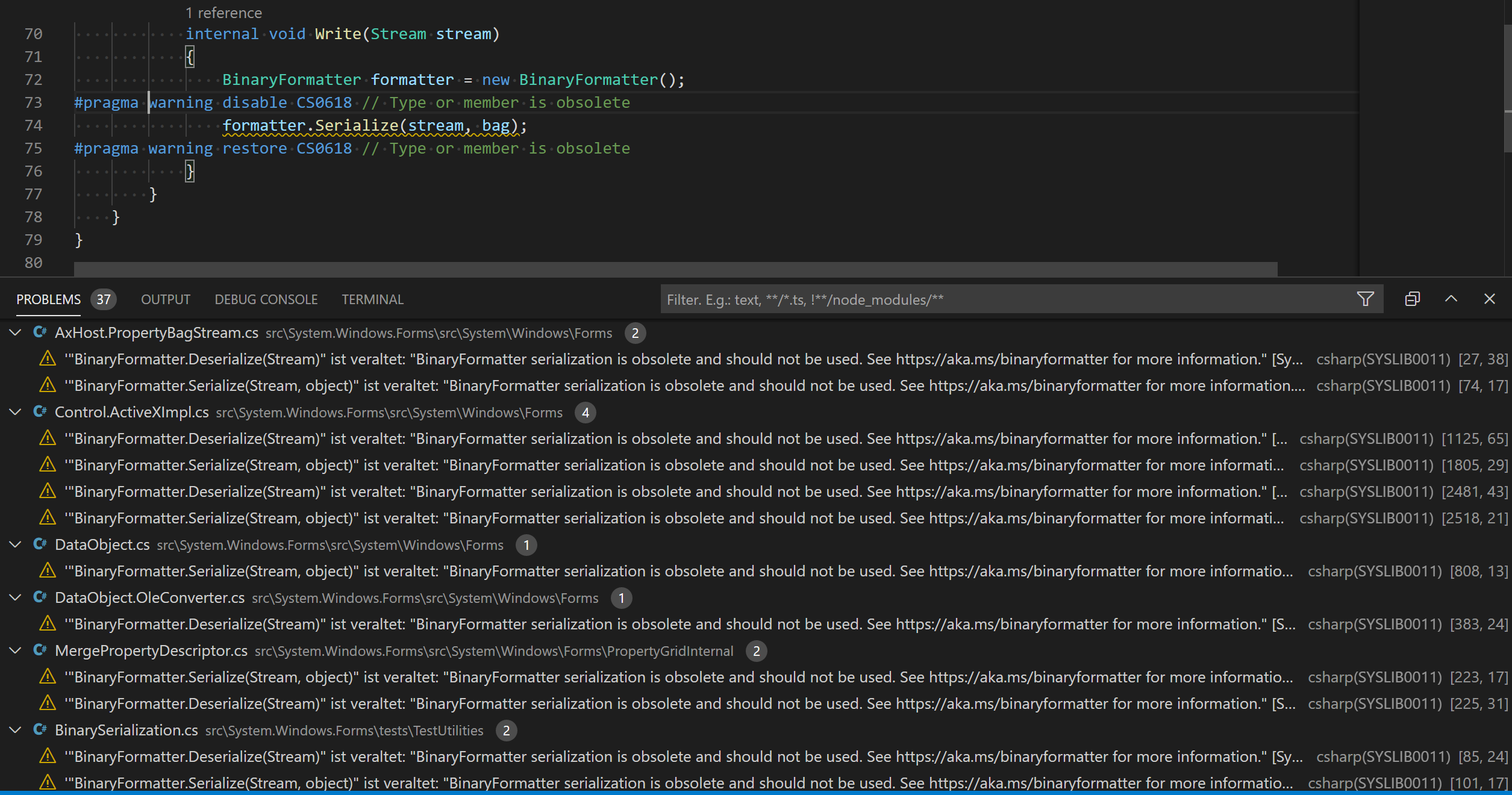 Incorrect error reports · Issue #4027 · dotnet/vscode-csharp · GitHub