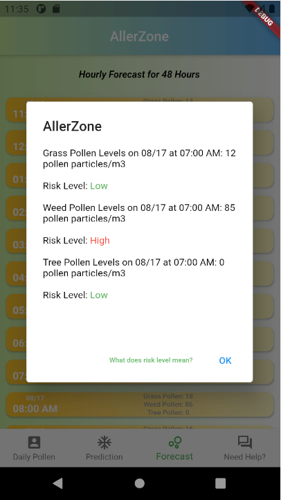 GitHub - tootyta/AllerZone: An informative yet simple app that provides ...