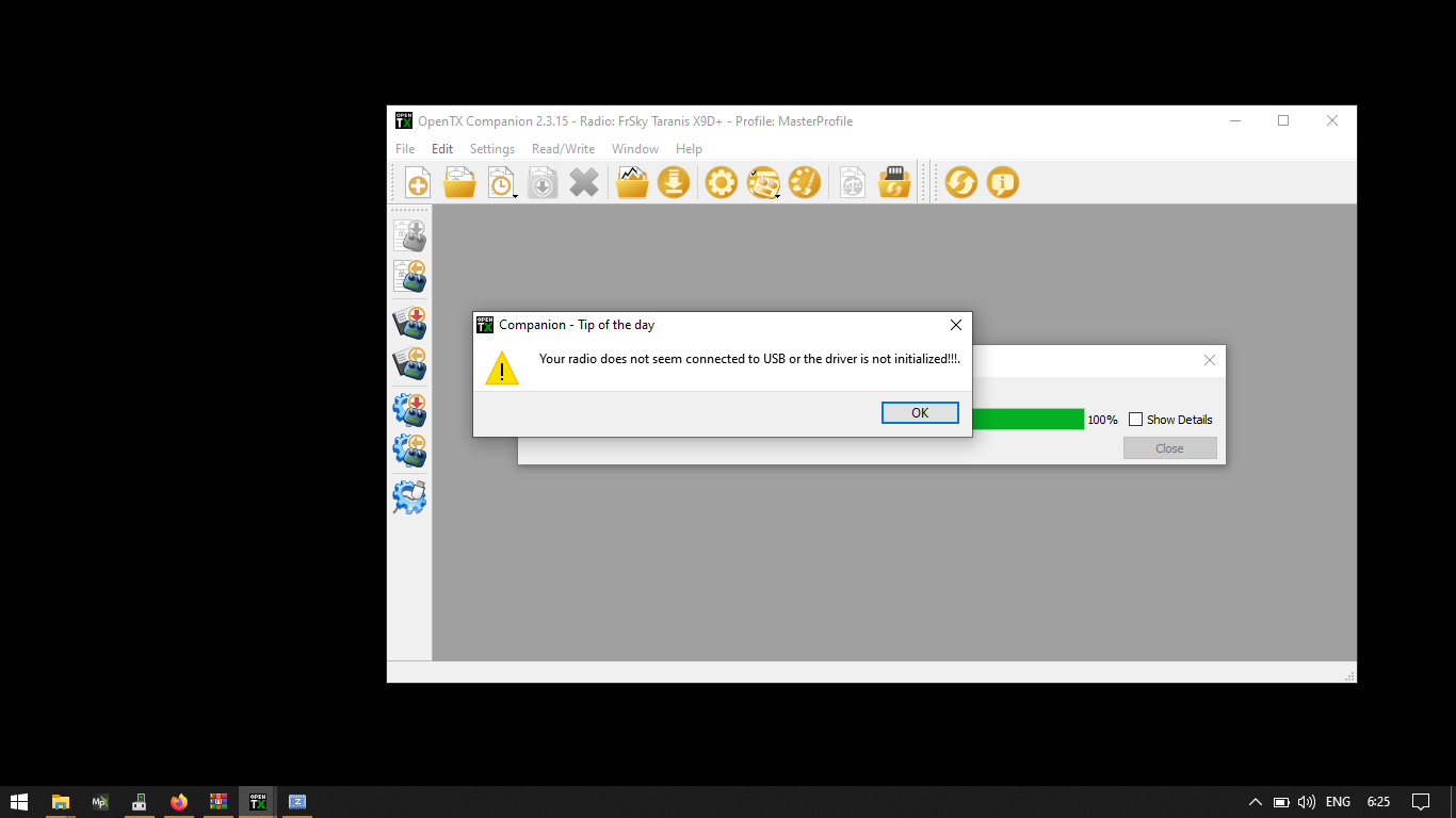 Opentx 2.3.15 on X9D+ not being detected by OpenTx Companion on Win 10 · Issue #8935 · opentx ...