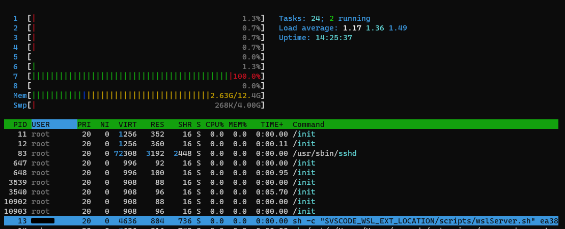 Switching to tree view hides all processes (htop 2.1.0 in Ubuntu 18.04 ...