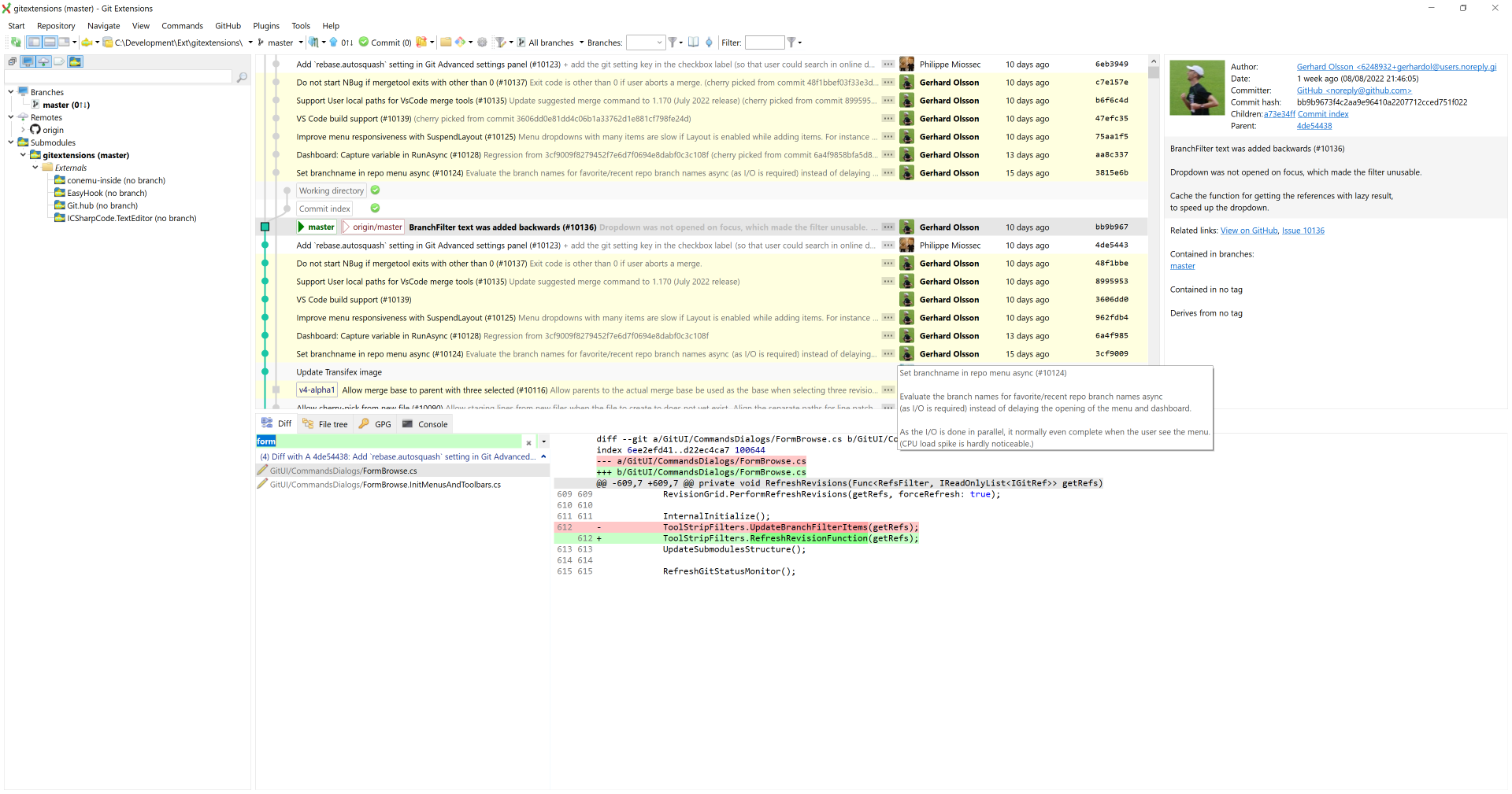 File tree: add a filter input field similar to the Diff list · Issue ...