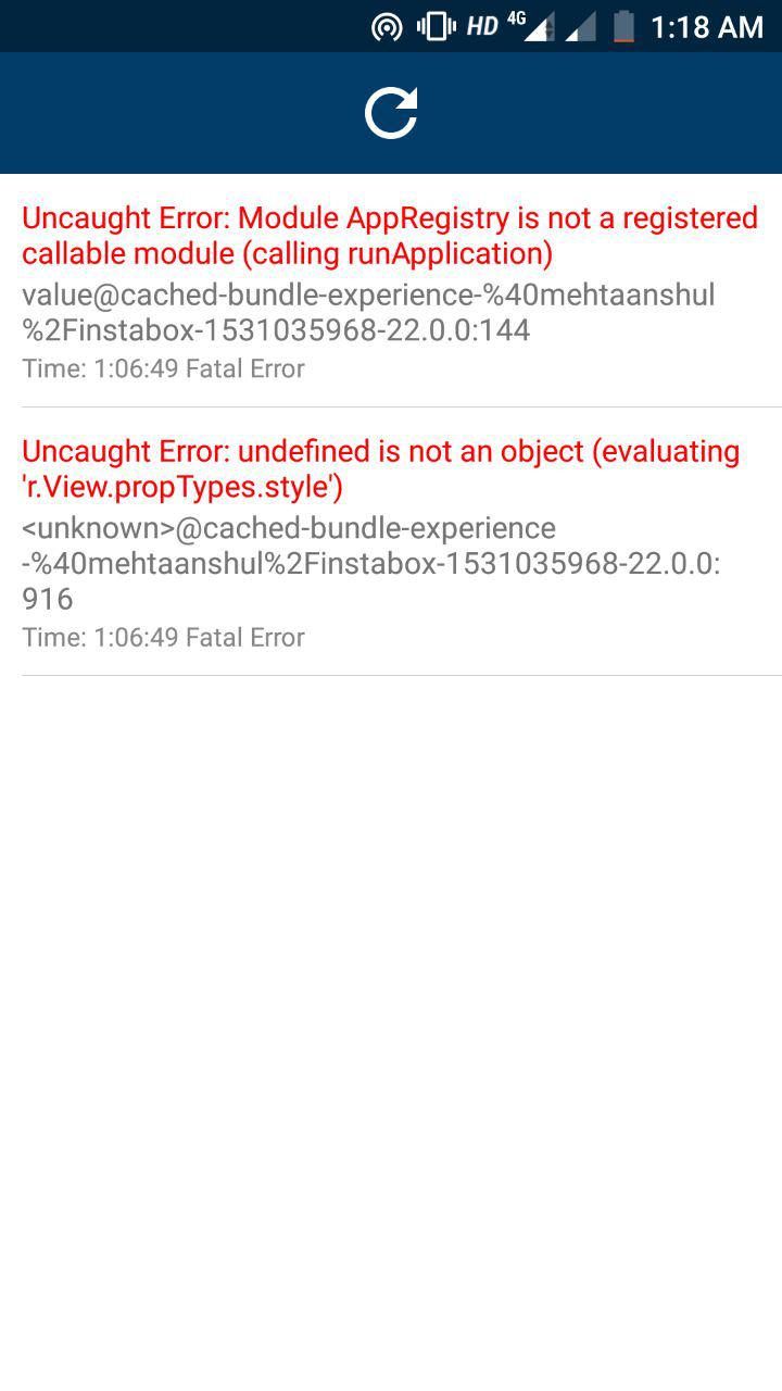 Uncaught Error Module Appregistry Is Not A Registered Callable Module And Uncaught Error