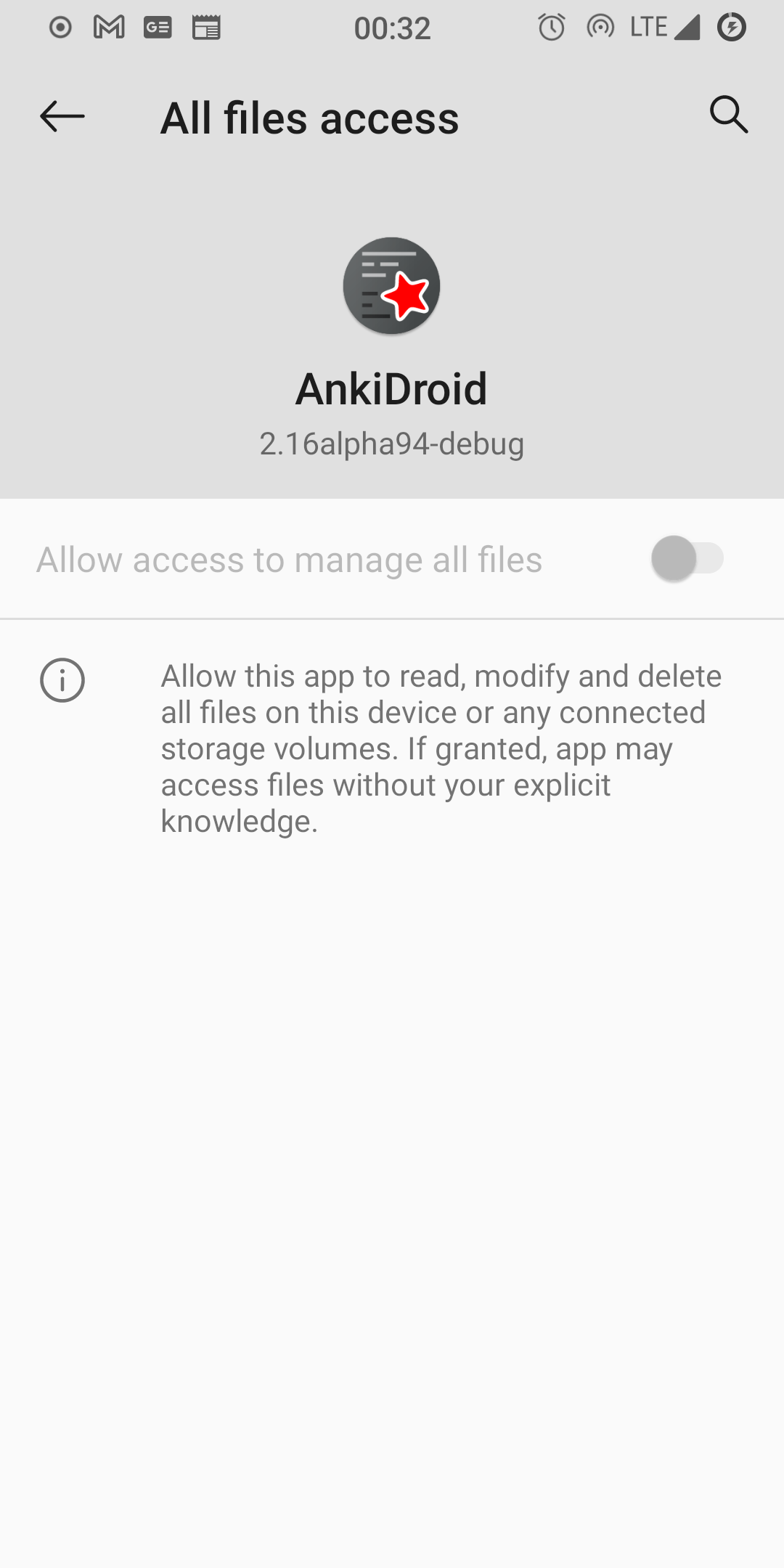 App Permissions Screen: Don't show on unsupported devices · Issue #13520 · ankidroid/Anki ...