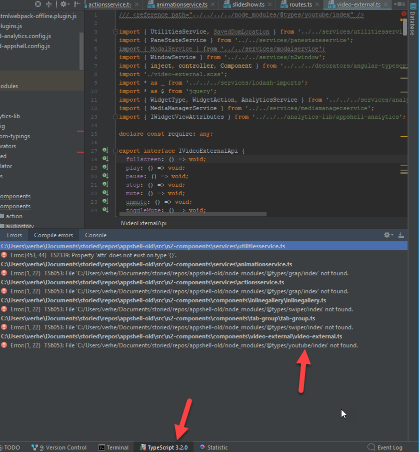 Services-only error at with no extension · Issue #28072 · microsoft ...