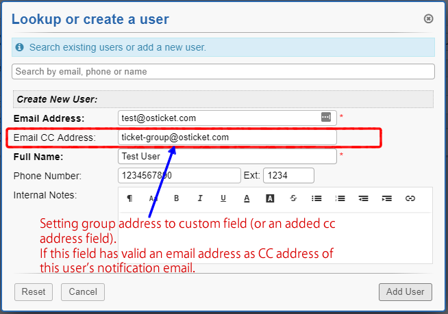[Enhancement Request] Set an optional CC address to a customer ...