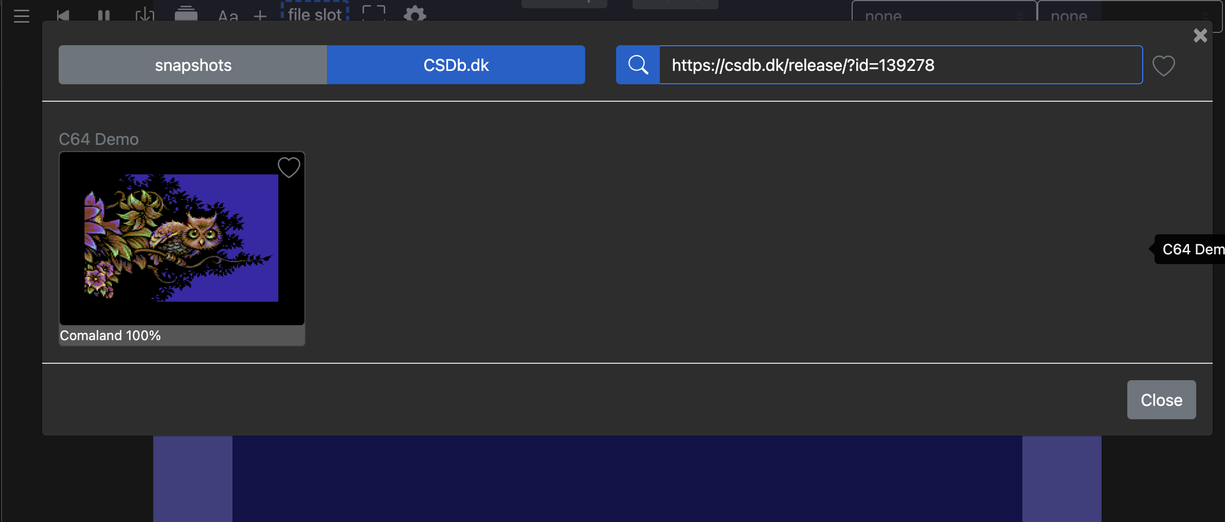 How does one drag a link from csdb.dk into the drop zone? · Issue #208 · vc64web/virtualc64web ...