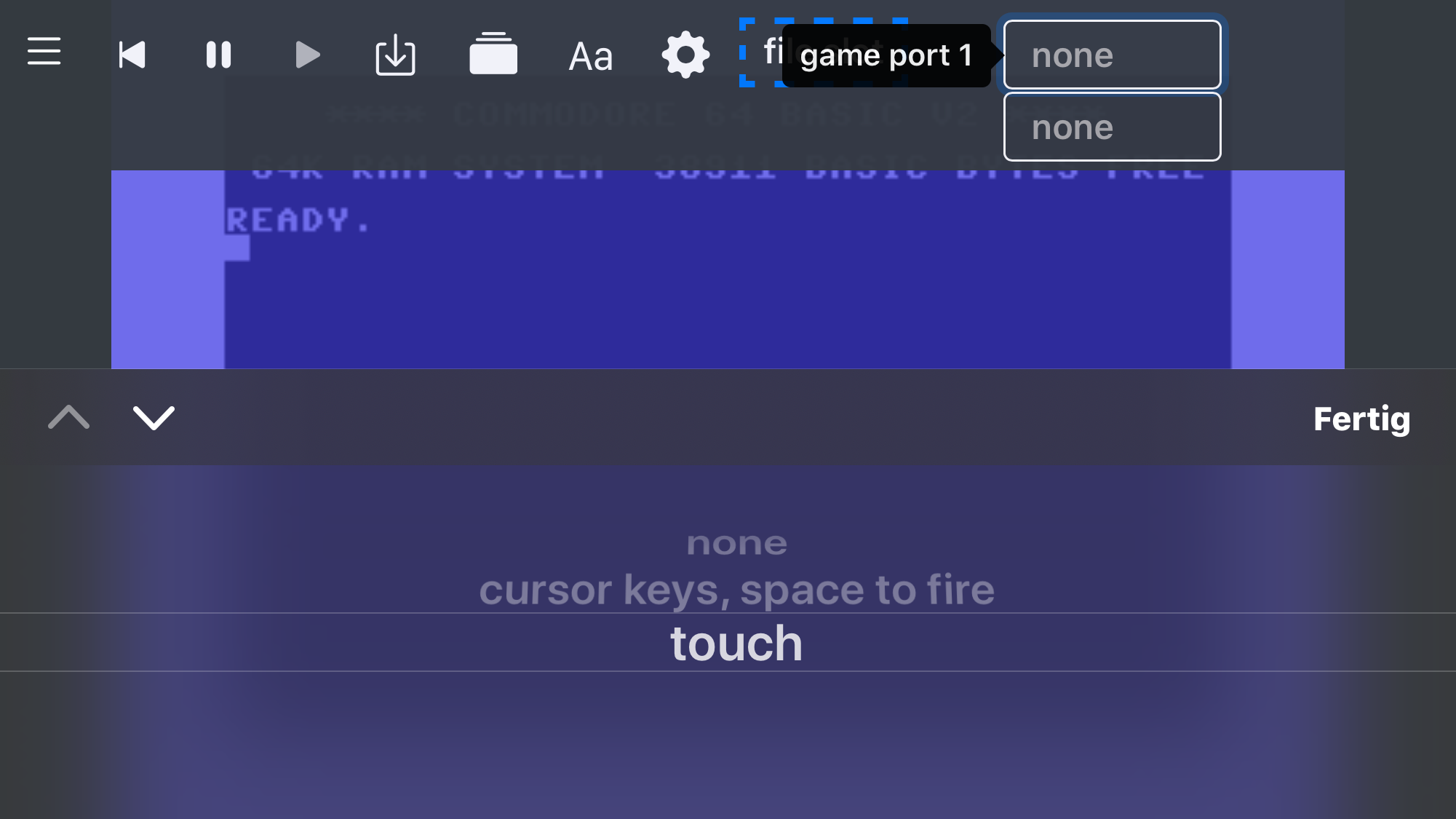 Virtual touch joystick 🕹 · Issue #42 · vc64web/virtualc64web · GitHub