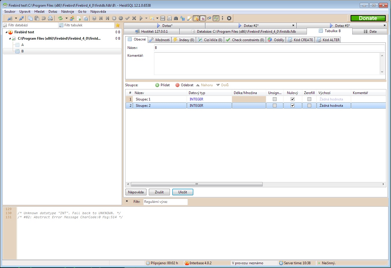 Firebird New Integer Collumn In Not Added To Table · Issue 1643 · Heidisqlheidisql · Github 