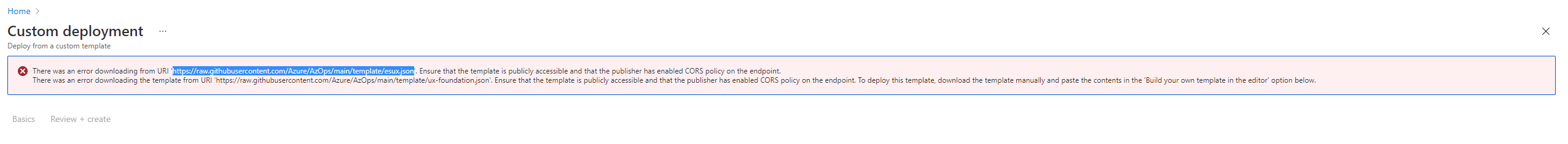 ARM Template: esux.json used in the wiki no longer exists · Issue #350 · Azure/AzOps · GitHub