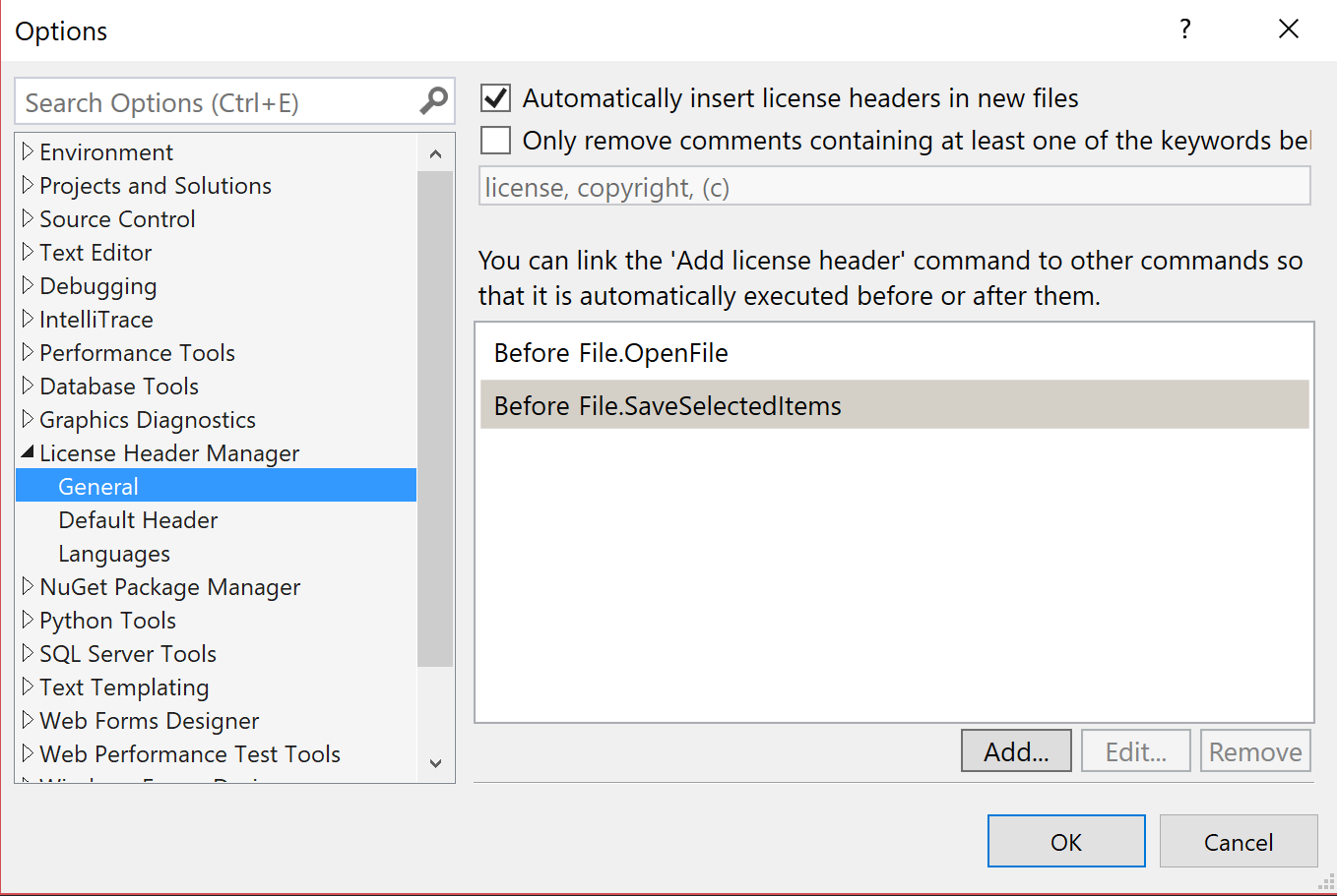 Problems with Python projects · Issue #93 · rubicon-oss/LicenseHeaderManager · GitHub