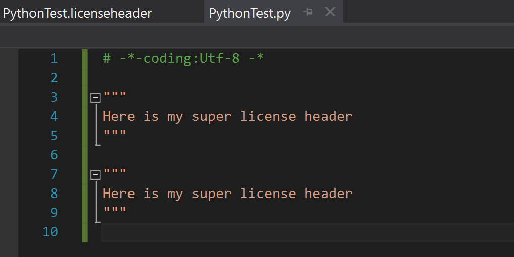 Problems with Python projects · Issue #93 · rubicon-oss/LicenseHeaderManager · GitHub