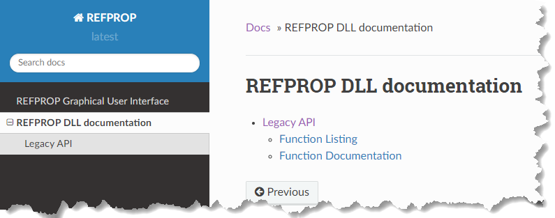 High-Level API Web Docs Missing · Issue #425 · usnistgov/REFPROP-issues · GitHub