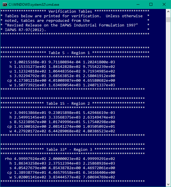 If 97 examples VS20017 · Issue #32 · CoolProp/IF97 · GitHub