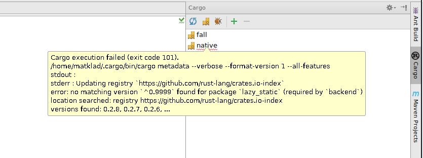 "Reformat file with rustfmt" gives confusing error if rustfmt is not installed · Issue #1131 ...