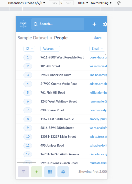 Navigation Bar On Tiny Mobile Is Getting Cut · Issue 18413 · Metabase Metabase · Github
