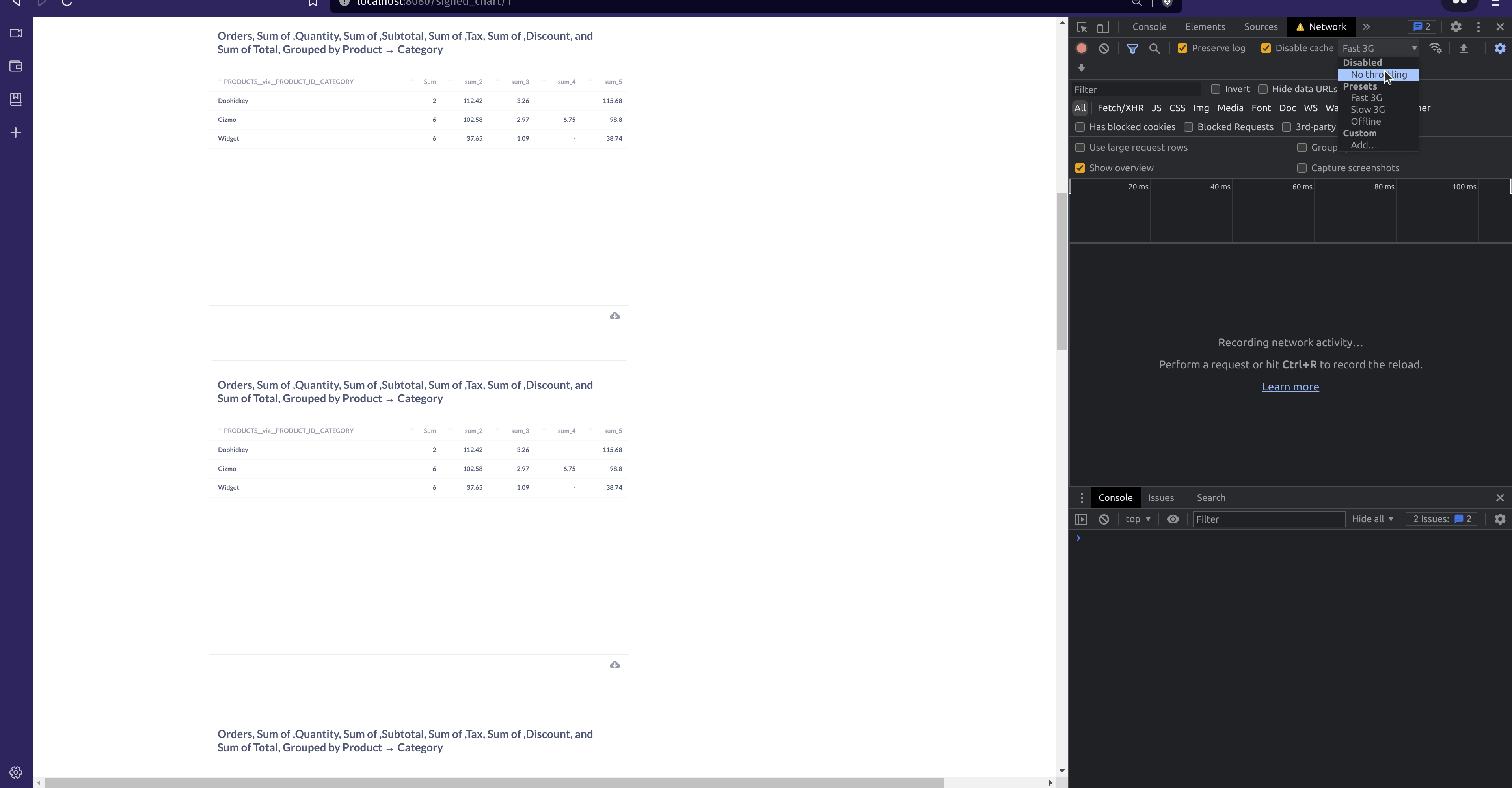 Spinners change color and fonts change on signed embedding while ...