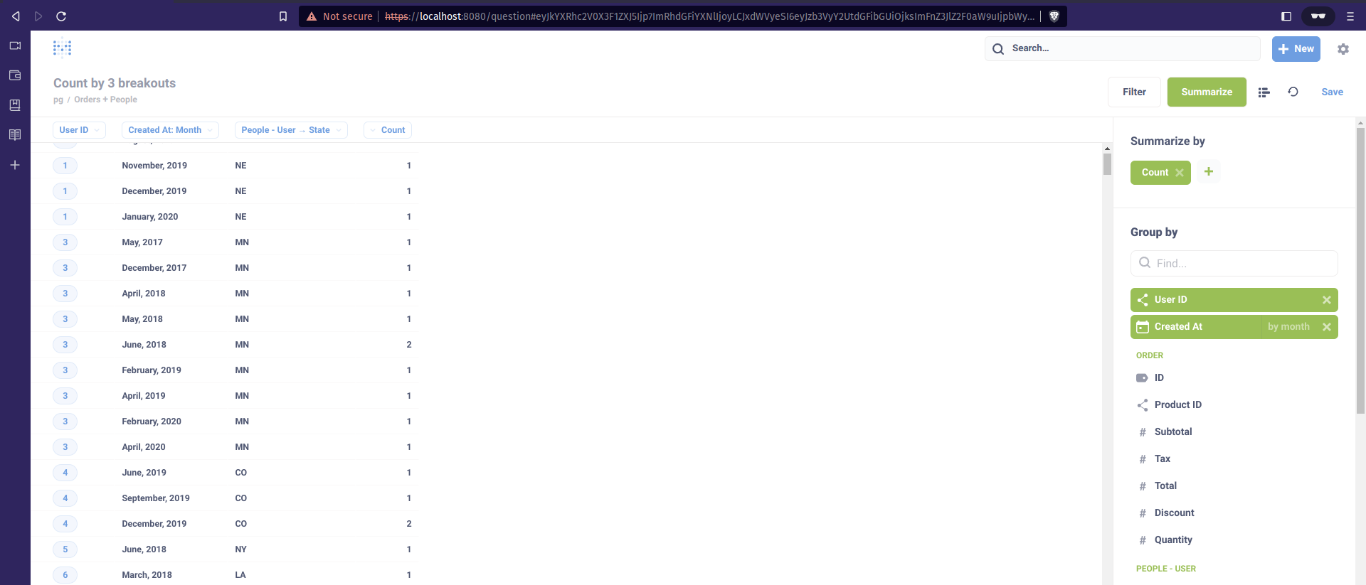 Group by field disappears from summarize sidebar when also grouping by a field in the join ...