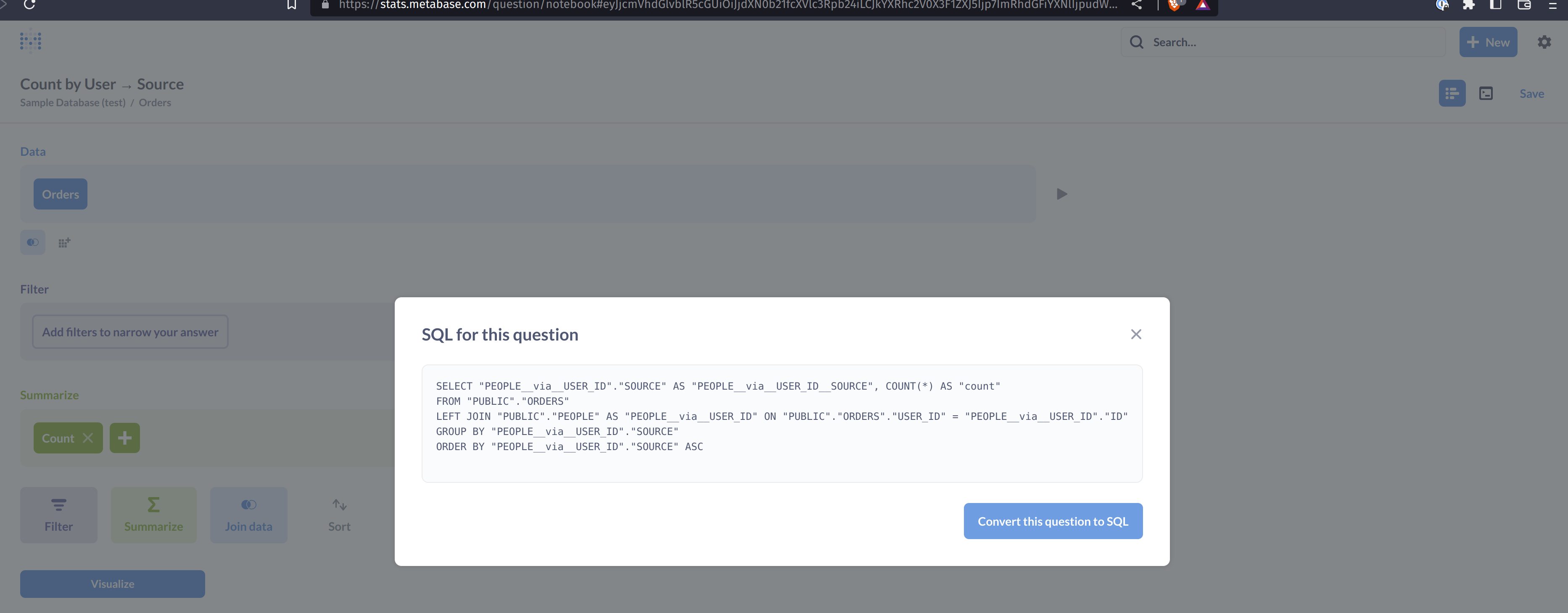 ORDER BY getting added by default · Issue #28962 · metabase/metabase · GitHub