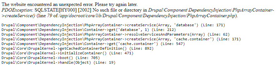 App container can not connect to MySQL · Issue #2148 · lando/lando · GitHub