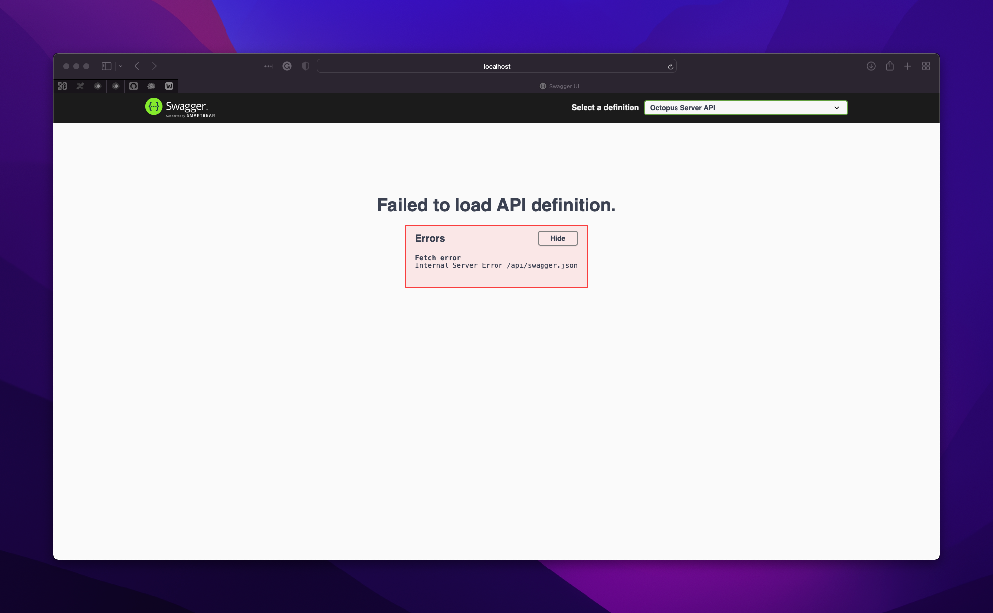 Swagger page does not load · Issue #7394 · OctopusDeploy/Issues · GitHub