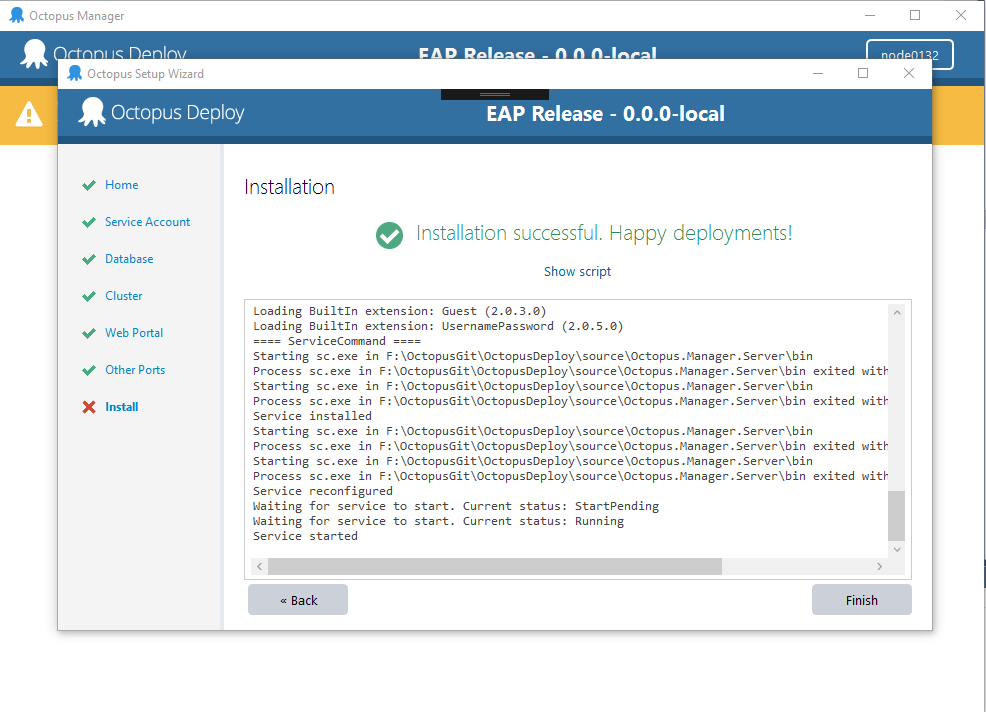 "Finish" button does not work after adding the last node in a cluster · Issue #3579 ...