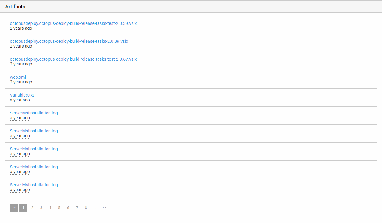 Releases Show Unrelated Artifacts · Issue 5265 · Octopusdeployissues