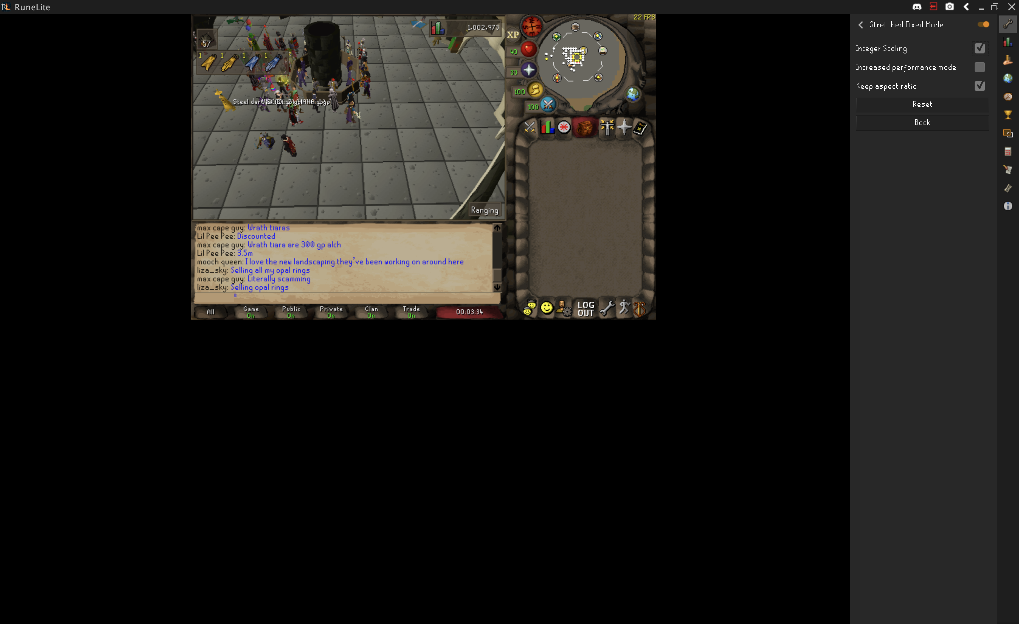 Integer scaling in stretch fixed mode does not work! · Issue #6022 · runelite/runelite · GitHub