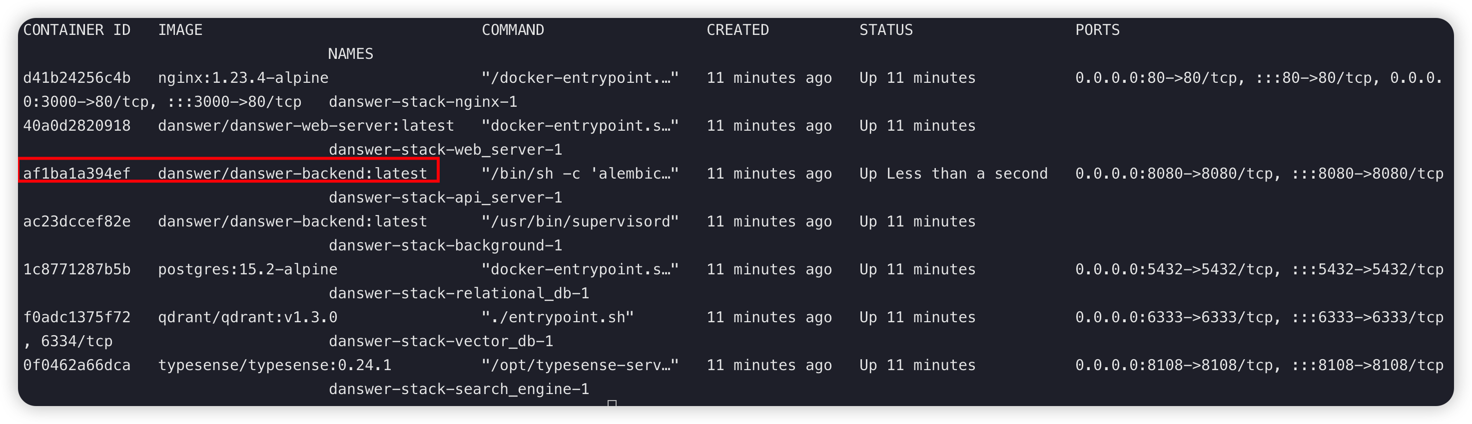 When I Use Docker To Quick Start It Can Not Work · Issue 262 · Danswer Aidanswer · Github 6098