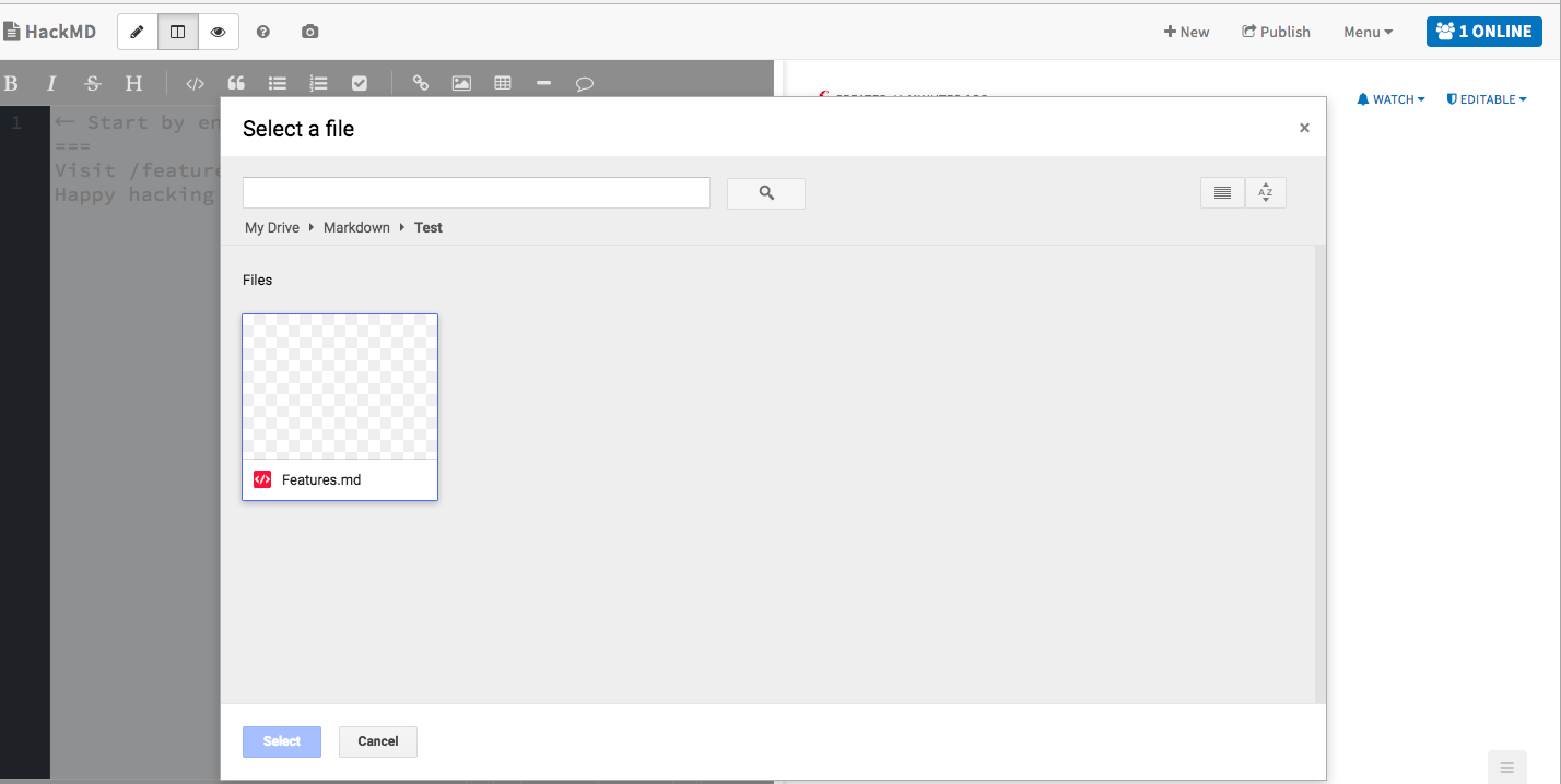 Cannot import .md file from Google Drive · Issue #42 · hackmdio/hackmd-io-issues · GitHub