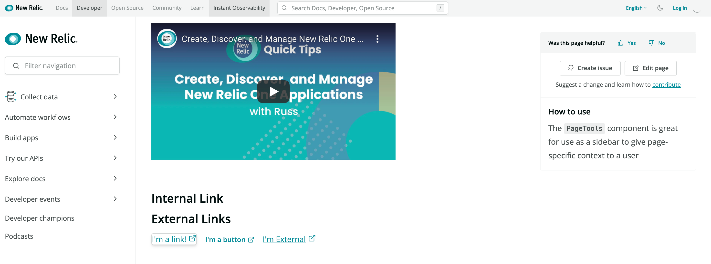 [Docs / Dev / OSS] external links should be highlighted with the external link icon · Issue #497 ...