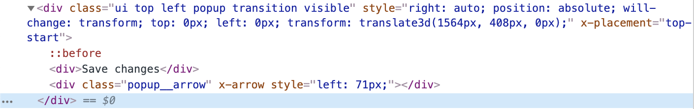 Popup Incorrect Position Of Arrow · Issue 3771 · Semantic Orgsemantic Ui React · Github