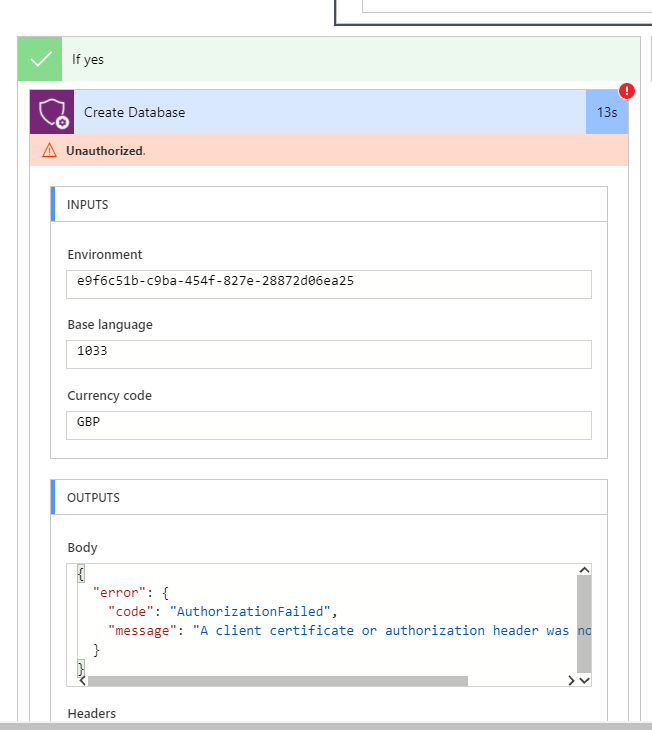 [CoE Starter Kit - BUG]CoE for Teams Flow Admin - Environment Request Fails to Create Database ...