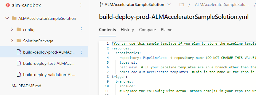 [ALM Accelerator - BUG]: Folder is created in Pipelines · Issue #1878 · microsoft/coe-starter ...