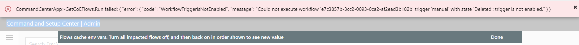 [CoE Starter Kit - BUG] Admin Command Center - Reset Flows Fails · Issue #3722 · microsoft/coe ...