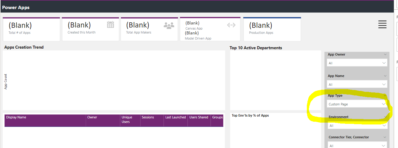 [coe Starter Kit Bug] Embedded App Error In Coe Dashboard · Issue 3967 · Microsoft Coe
