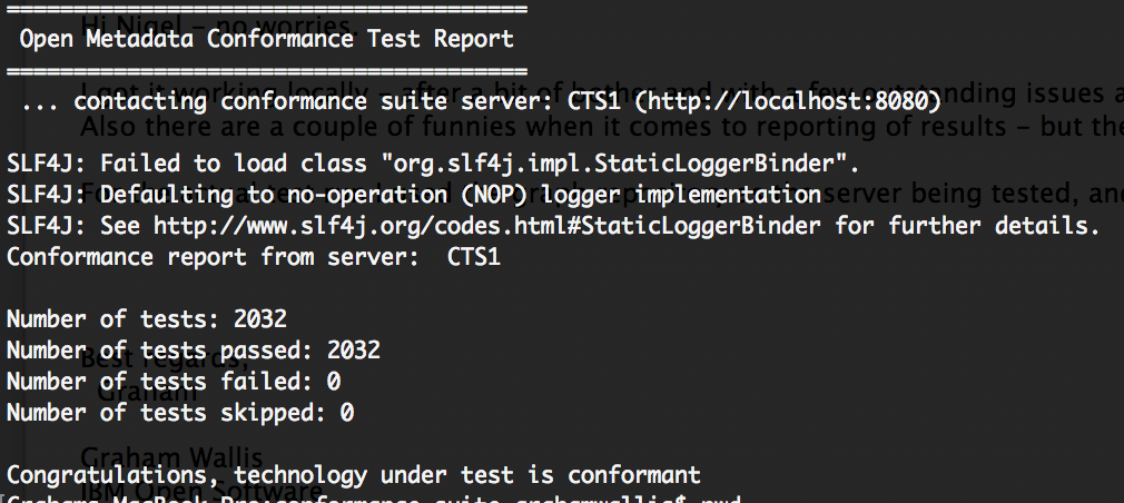 Cts Report Has Slf4j Errors · Issue 1626 · Odpi Egeria · Github