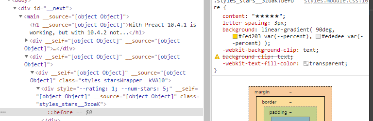 Issue On Render · Issue 2562 · Preactjs Preact · Github