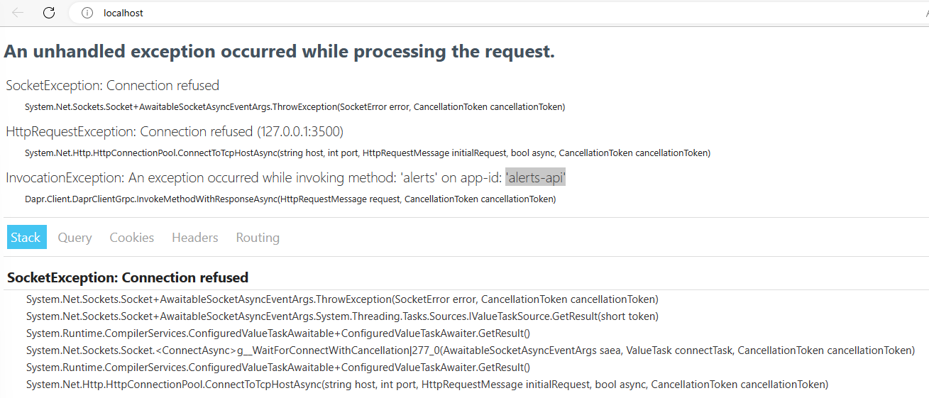 K8s When Deployed To Kubernetes From Docker For Desktop Fails With