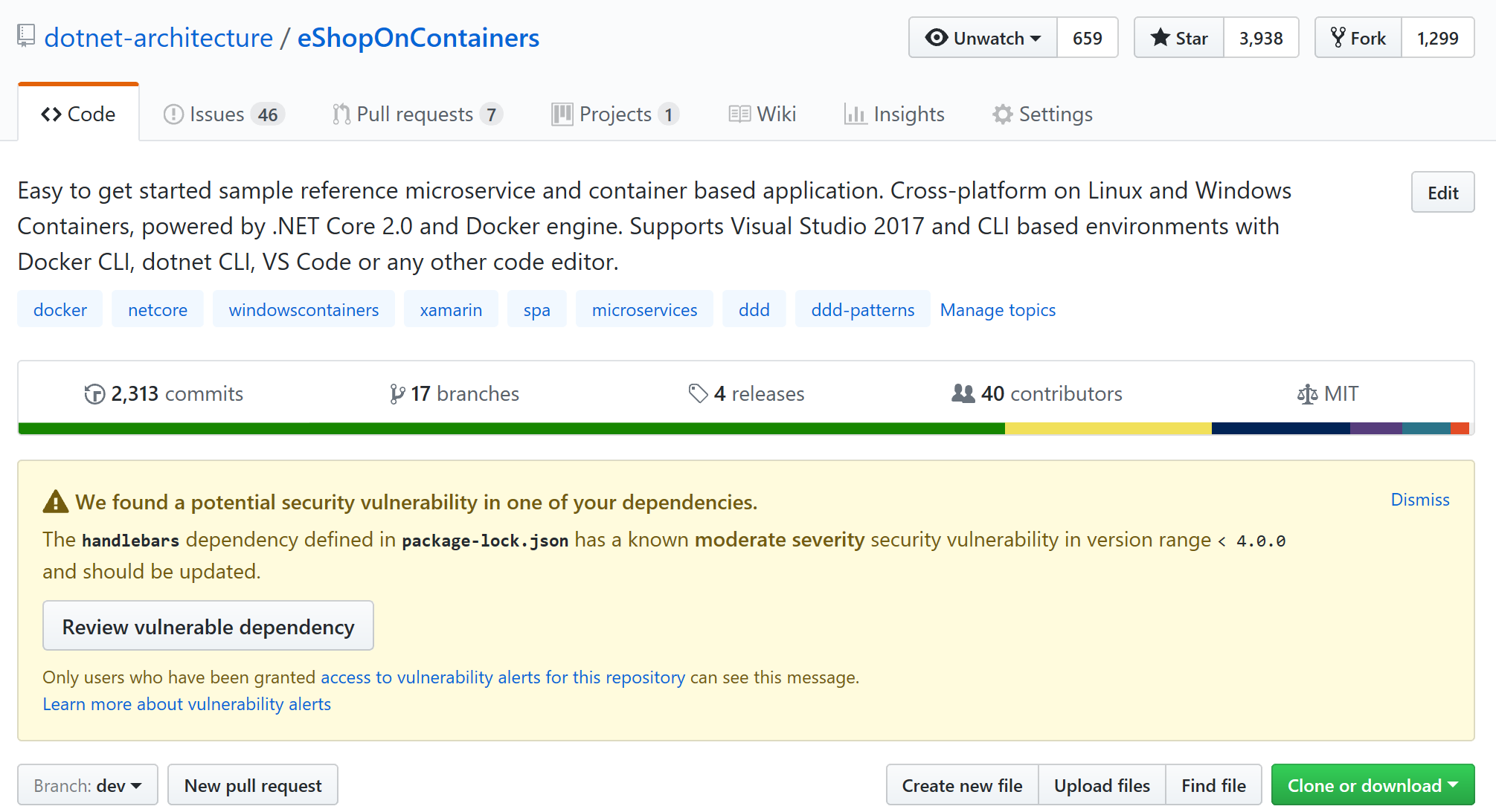 Security issue with versiones references in HandleBars and Angular 4 · Issue #409 · dotnet ...