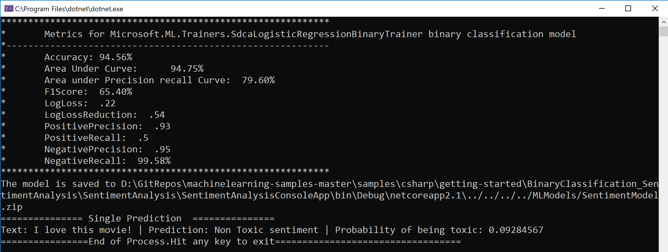 Error occurred during training · Issue #484 · dotnet/machinelearning-samples · GitHub