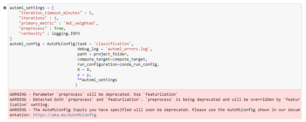 Notebook aml-pipelines-with-automated-machine-learning-step.ipynb ...