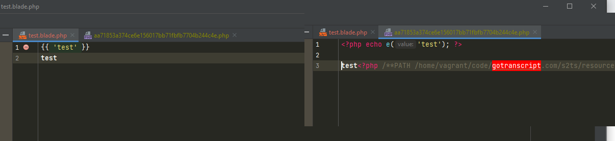 Blade line numbers don't match compiled template line numbers · Issue #36538 · laravel/framework ...