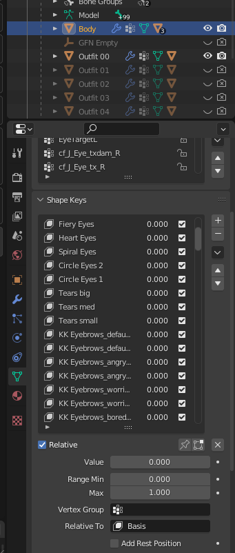 Blend shapes are not configured correctly (Problems importing into Unity) · Issue #379 ...