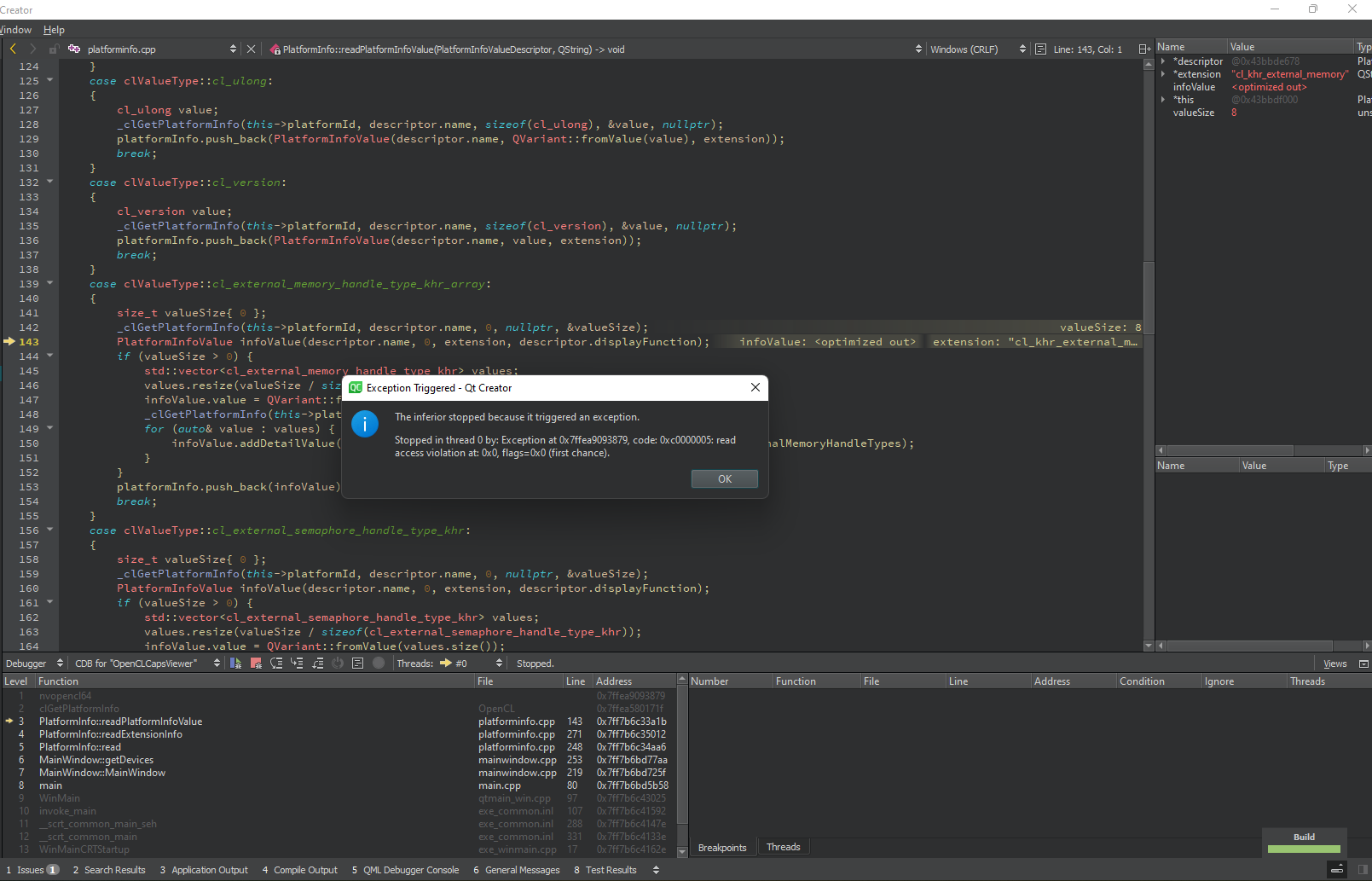 OpenCLCapsViewer does not open on new NVIDIA driver · Issue #8 · SaschaWillems/OpenCLCapsViewer ...