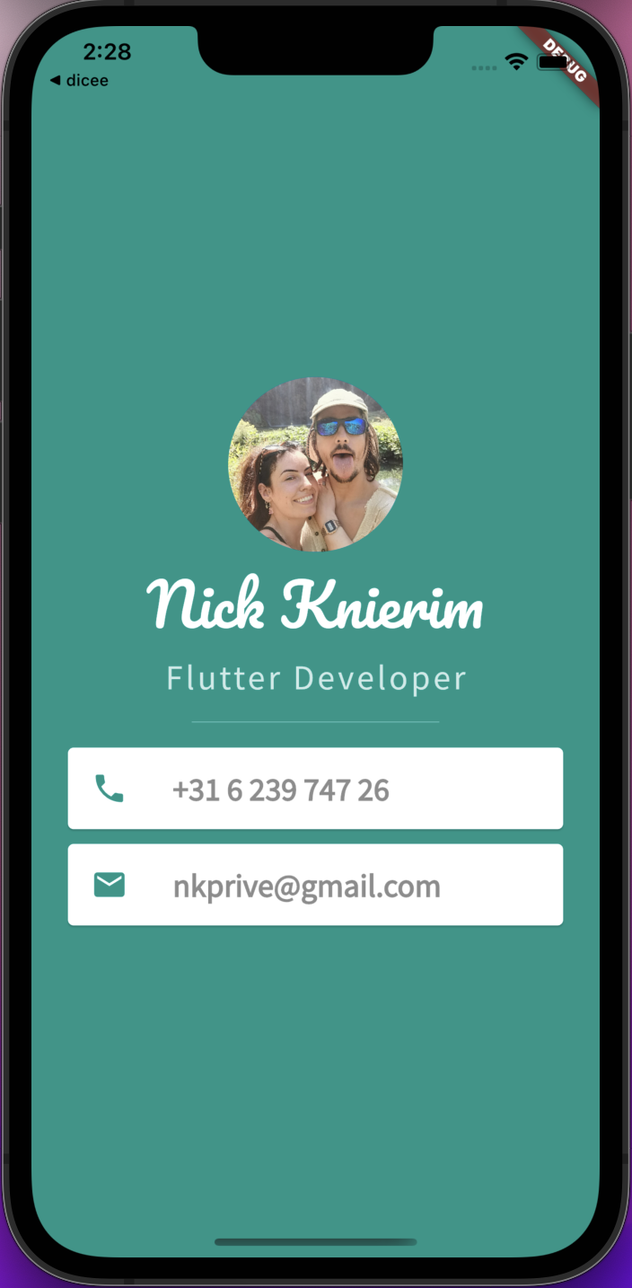 GitHub - nkprive/mi_card_flutter: A simple business card app in Flutter