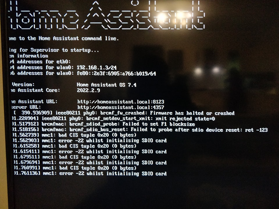 RPi4: WiFi client crashes often (brcmf_fw_crashed: Firmware has halted or crashed) · Issue #3849 ...