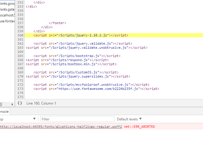 glyphicons-halflings-regular.woff2 Err_Aborted issue in ASP.Net MVC 5 · Issue #684 · thomaspark ...